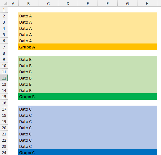 Agrupar Filas En Excel Excel Y Vba 0930